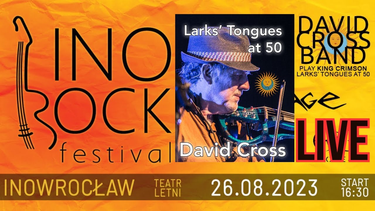 DAVID CROSS BAND: Starless (King Crimson song) LIVE at Ino Rock ...