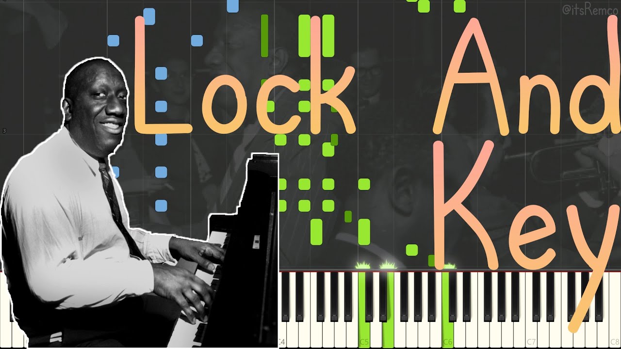 James P. Johnson - Lock And Key 1927 (Stride Piano Synthesia) - YouTube