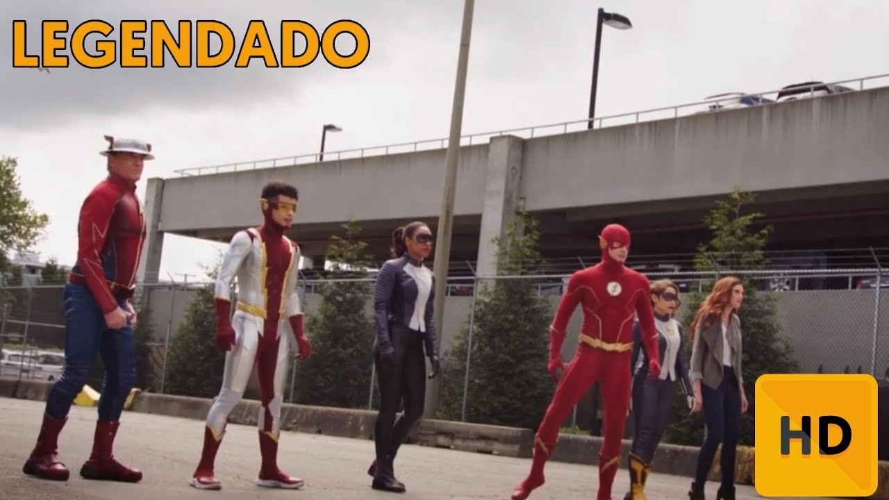 The Flash | Time Família Flash vs Godspeed Clones (Legendado) - YouTube