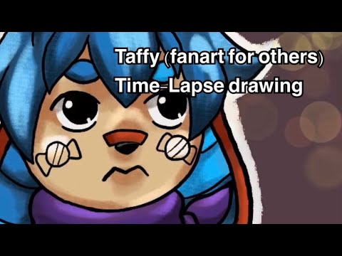 Taffy Drawing Time-Lapse - YouTube