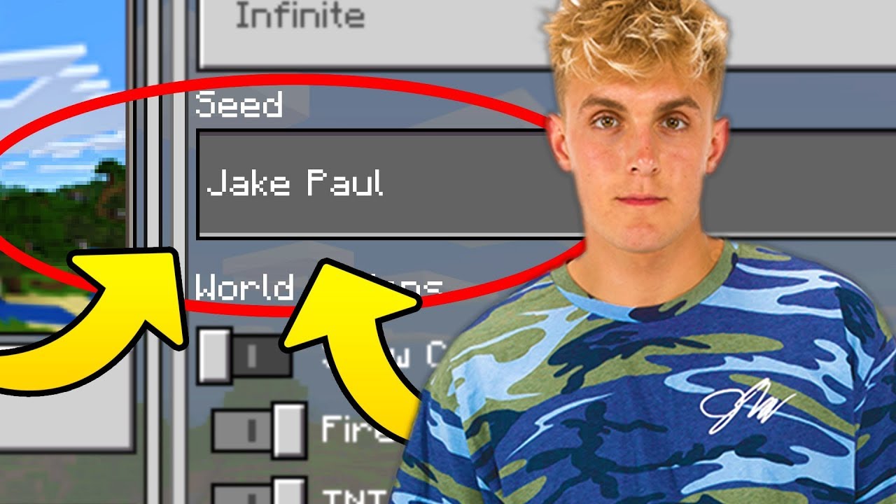 Minecraft "JAKE PAUL" World (Jake Paul Team 10 Minecraft Seed) - YouTube
