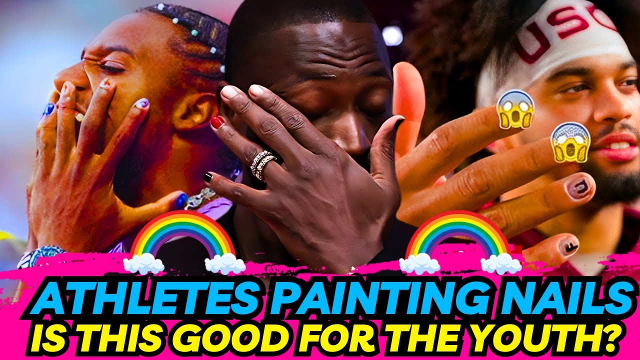 WHAT’S UP with Noah Lyles & Caleb Williams PAINTING THEIR NAILS ...