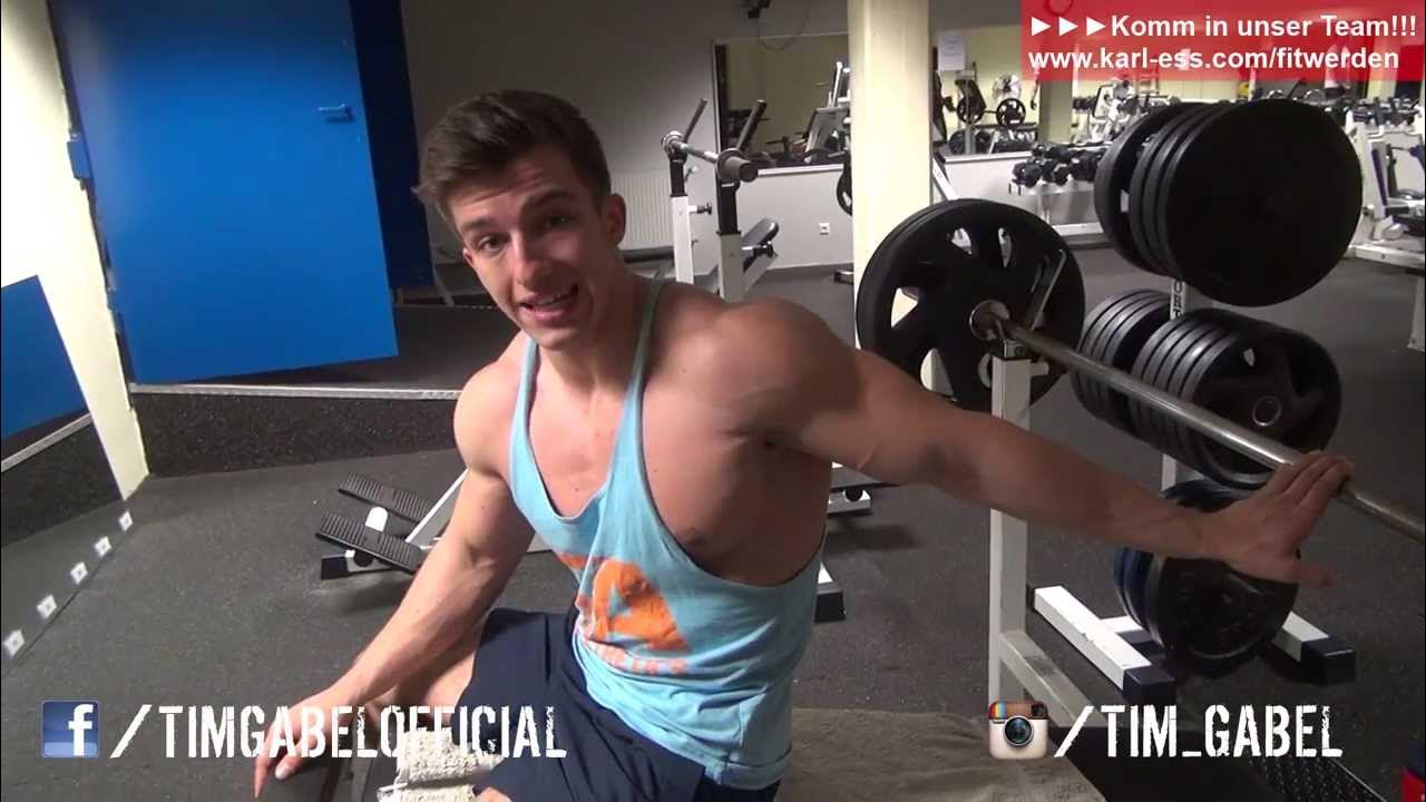 Negatives Bankdrücken für Fortgeschrittene - Brust-Training - TIM-GABEL.COM - YouTube