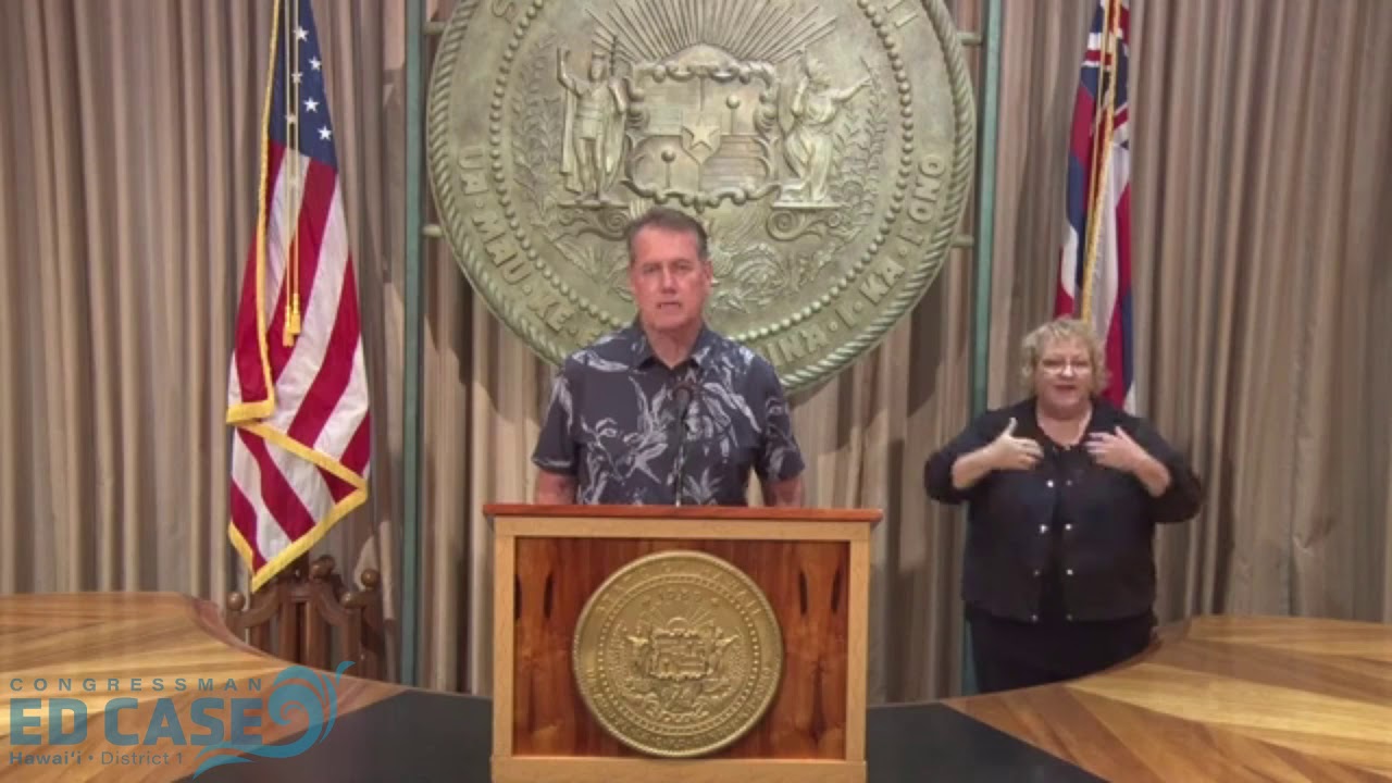 Congressman Ed Case on COVID-19 Federal Economic Aid - YouTube