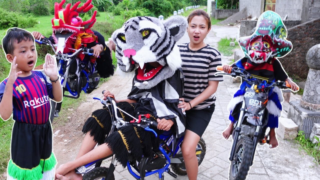 BARONGAN BALAPAN MINI TRIL WAW SERU SEKALI || BERSAMA VICHO BOCAH ...