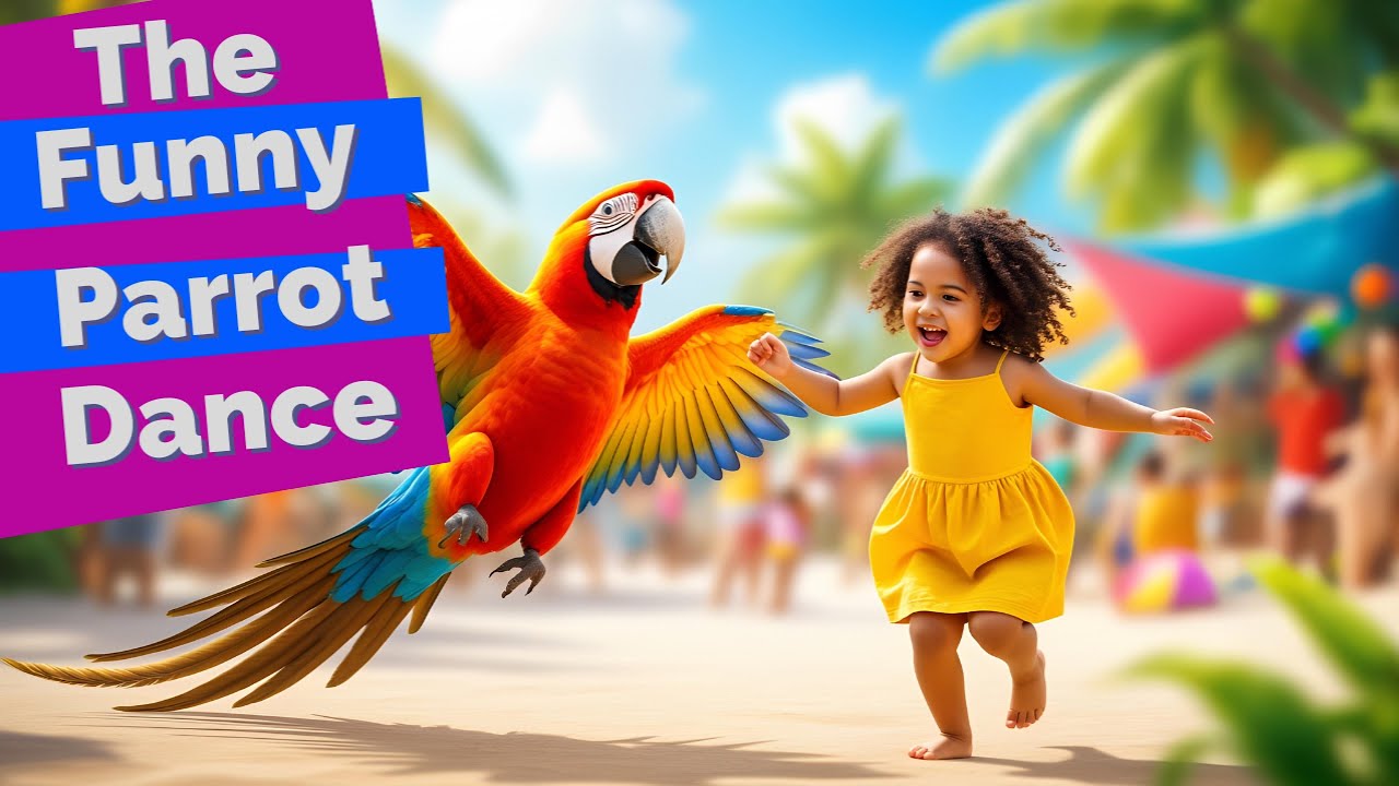 This Beach Dancing Parrot Will Make Your Day AMAZING - YouTube