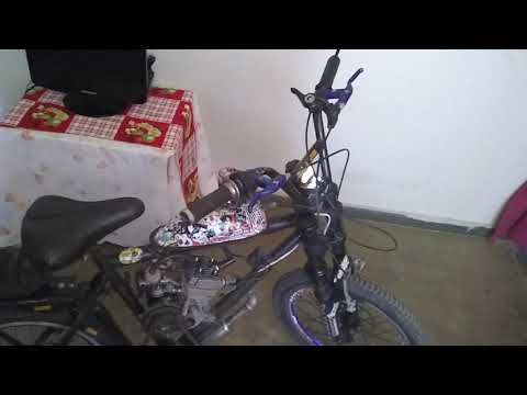 Cross motorizada 50 cc aro 20 ,7 marchas - YouTube