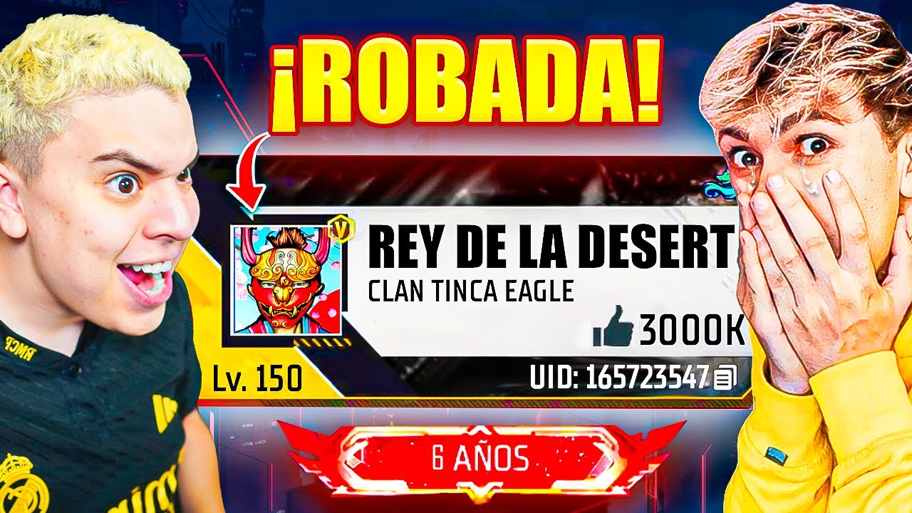 ¡ME ROBE LA CUENTA DE TINCA PARA SIEMPRE EN FREE FIRE! 😱💰 - YouTube