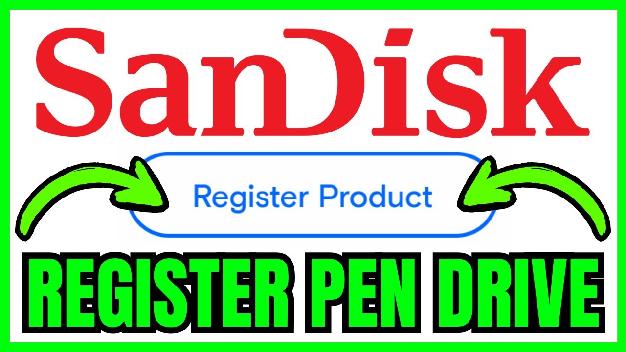 How To REGISTER SanDisk Pen Drive For Warranty (QUICK & EASY) 2026 ...