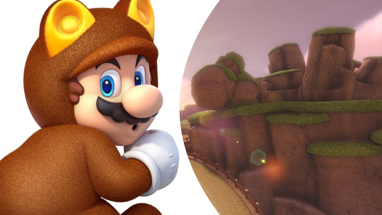 Mario Kart 8 Deluxe - Tanooki Mario in N64 Yoshi Valley (VS Race, 200cc ...