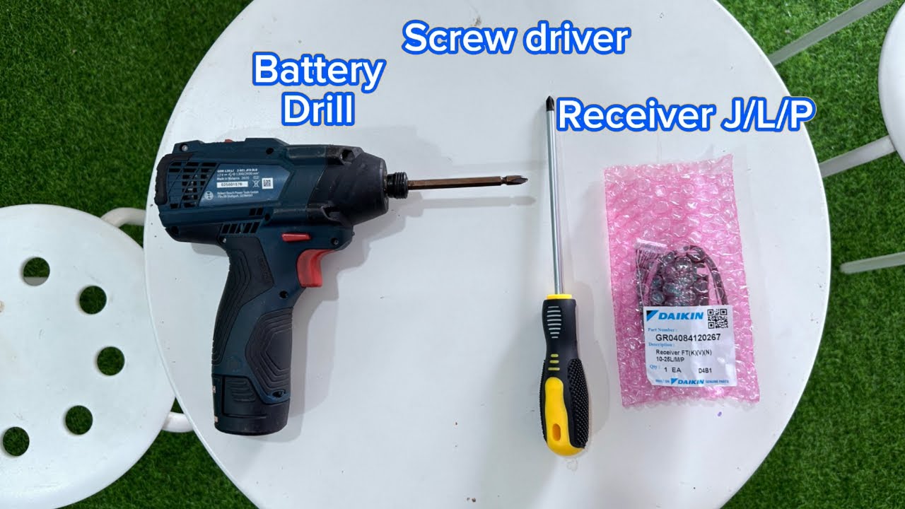 How to change air conditioner receiver sensor for Daikin York Acson J/L ...