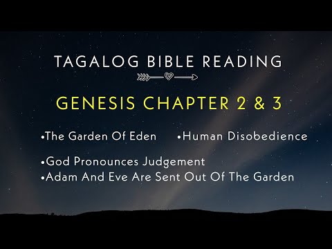 GENESIS CHAPTER 2-3 | TAGALOG BIBLE #audiobible #oldtestament - YouTube