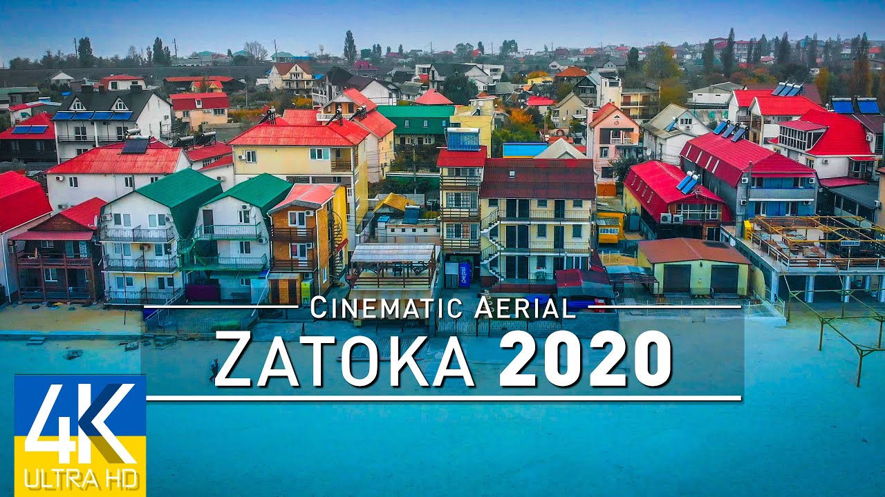 【4K】🇺🇦🕊️🙏🏻 Zatoka from Above - The Black Sea of UKRAINE 2020 | Autumn ...
