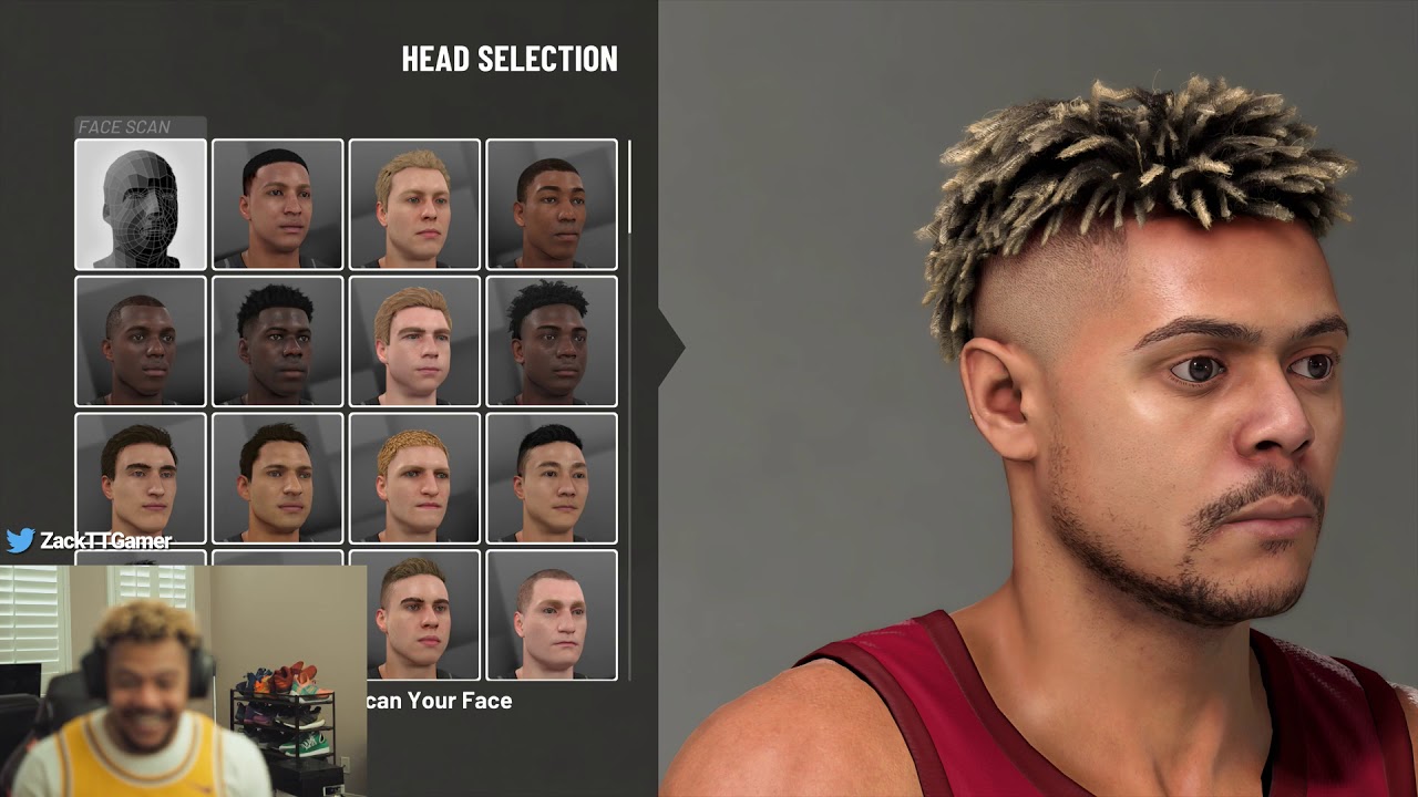 NBA 2K19 - ZackTTG Reacts To Having The Perfect Face Scan - YouTube