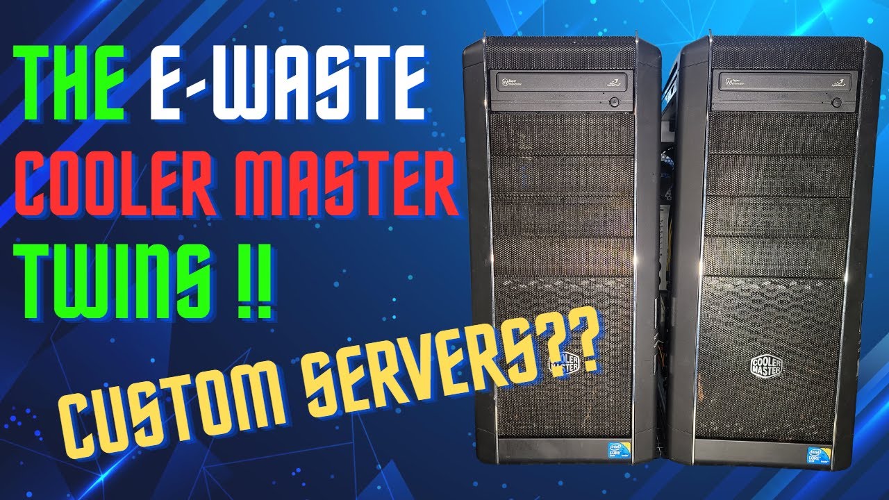 The Cooler Master Twins! E-Waste Custom Servers? - YouTube