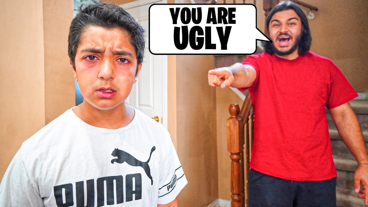 BEING MEAN To My Little Brother For 24 Hours! *PRANK* - YouTube