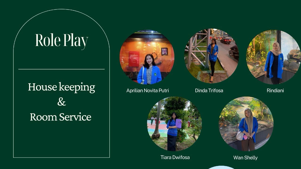 Role Play Housekeeping & Room Service - YouTube