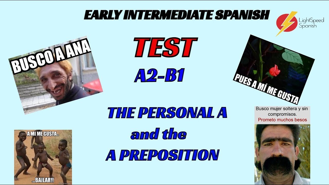 70 Early Intermediate A2-B1 Test #learnspanish #test #spanishlanguage # ...