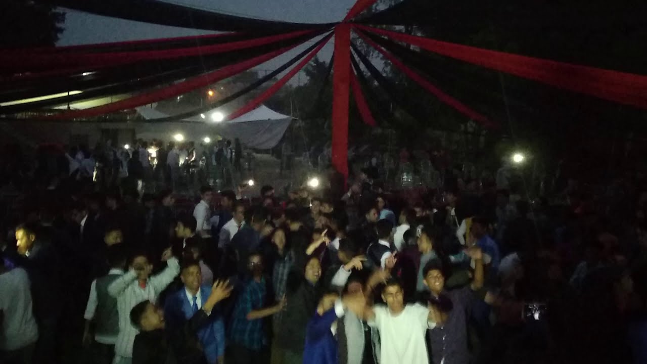 Dance party college fresher night - YouTube