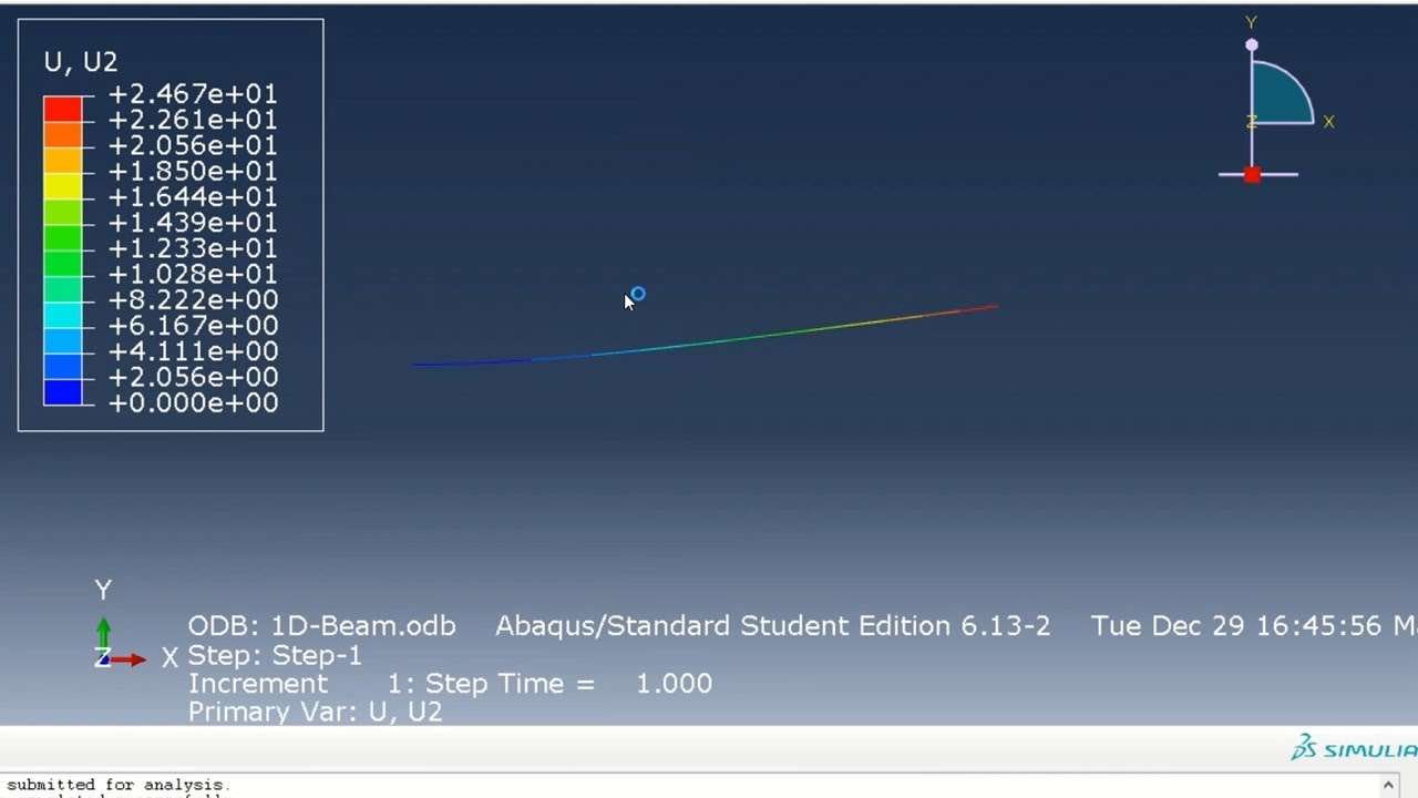 ABAQUS#: 1D I-Beam Modelling - YouTube