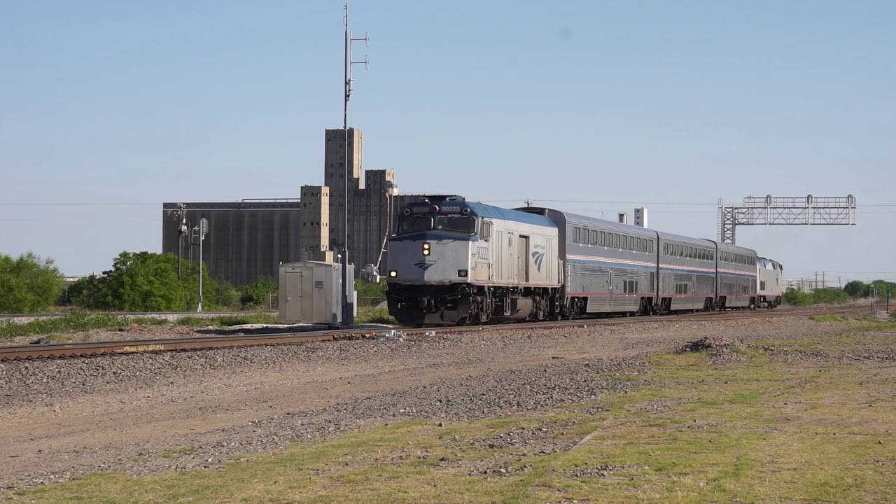 Amtrak 90222 Gives a Shave And a Haircut on 4/20/18 - YouTube