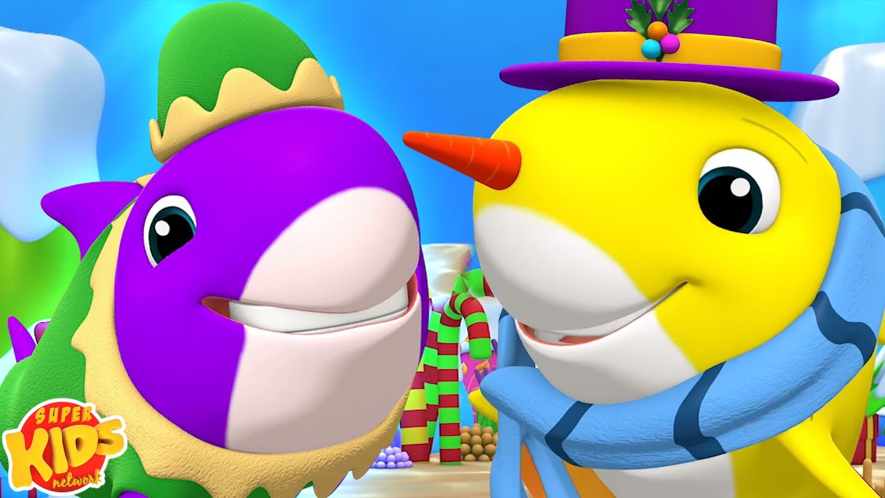 Baby Shark Holiday Song + More Christmas Songs And Cartoon Videos by ...