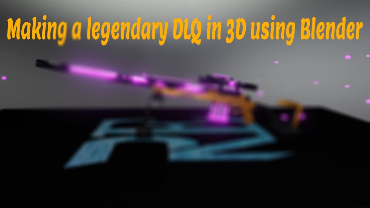 3D Modelling Legendary DLQ 33 from Call of duty mobile - Blender ...