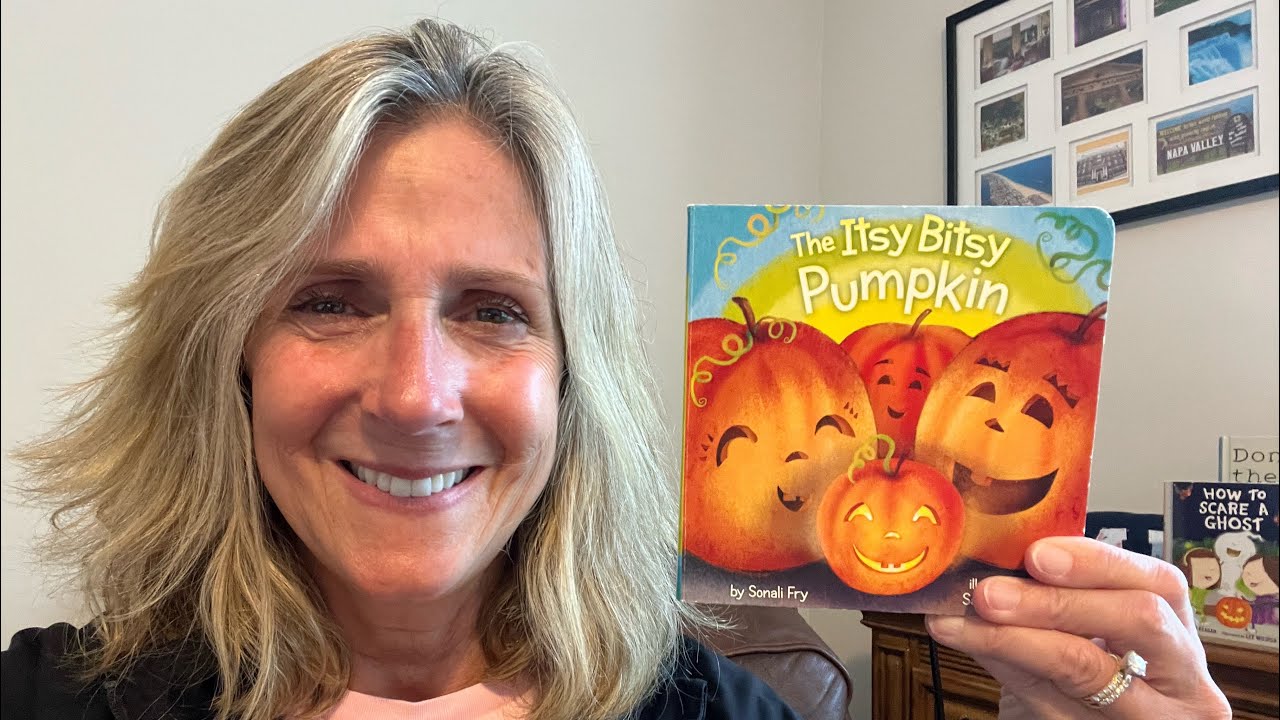 IT’S OCTOBER, SO MIMI READS The Itsy Bitsy Pumpkin - YouTube