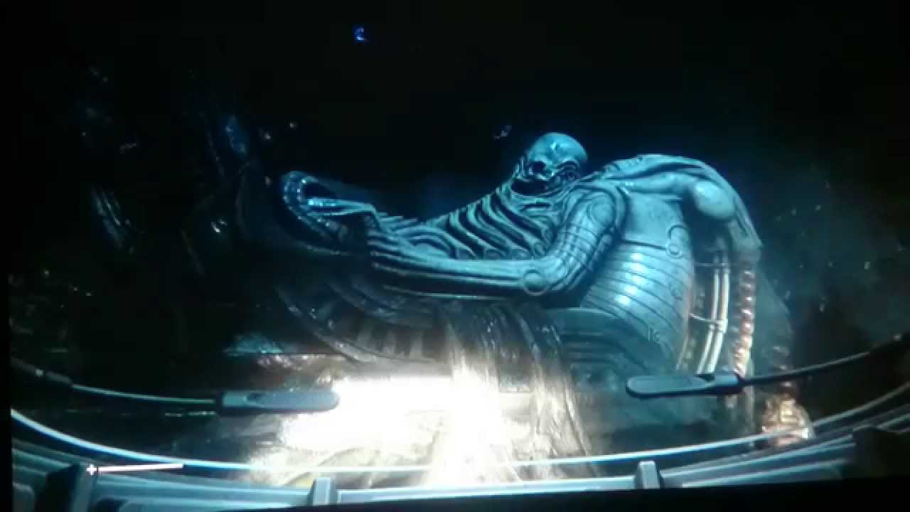 Alien Isolation XBOX ONE Derelict Spacecraft - The Space Jockey - YouTube
