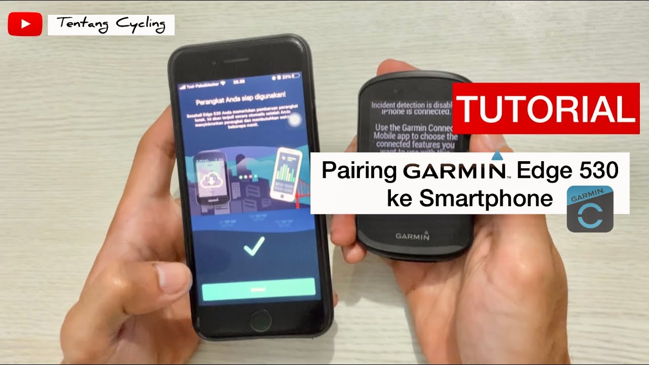 Tutorial Cara Connect Setting Garmin Edge 530 ke HP / Smartphone ...