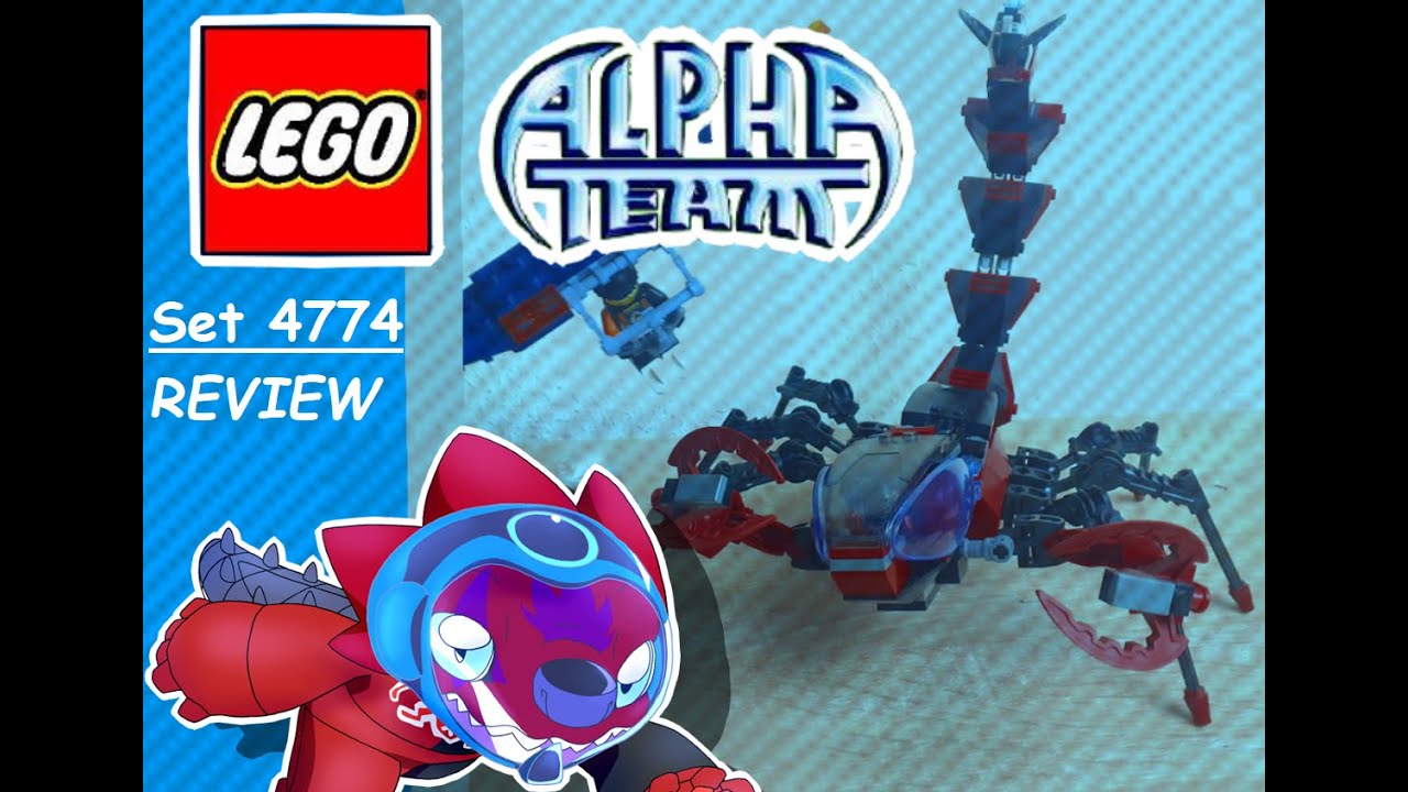 Lego Alpha Team set 4774 Review (Redux) SCORPION THROWS BALLS IDK - YouTube