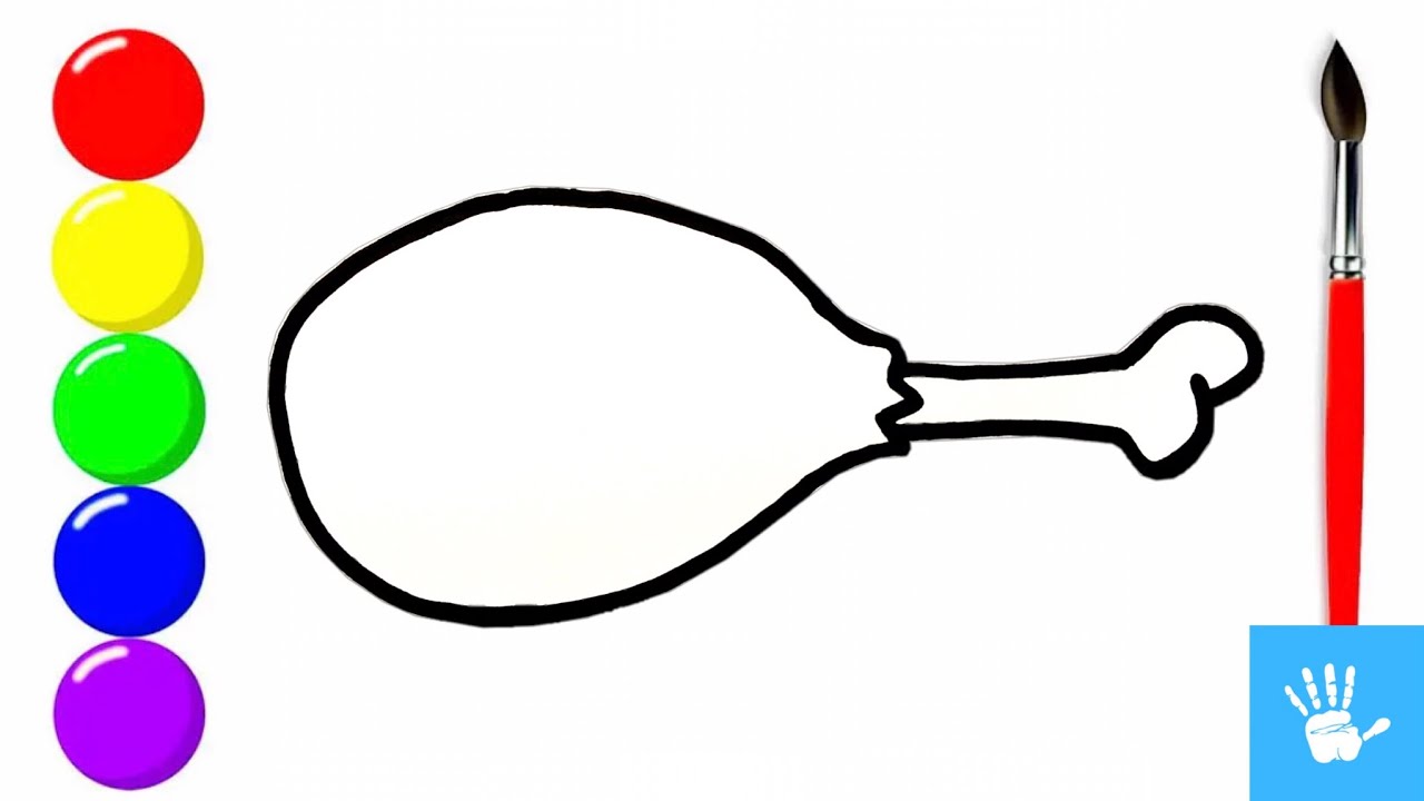 How To Draw Kentucky Fried Chicken for Children | KFC | Easy Drawing ...