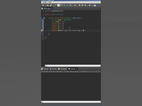 If/Else no Eclipse Java #java #programação #iniciante - YouTube
