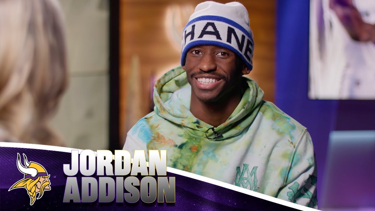 Jordan Addison Talks Career-High Game, Friendly Competition ...