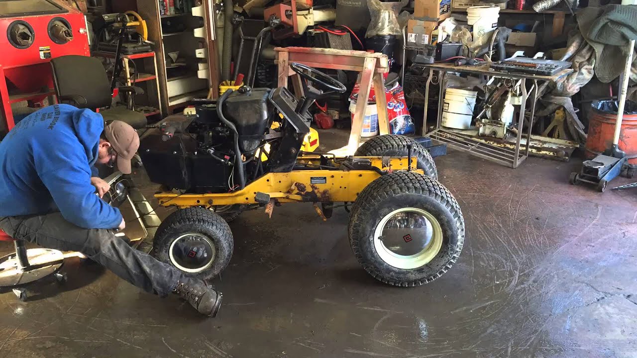 cub cadet 782 repower and refurb part 1.5 time lapse - YouTube