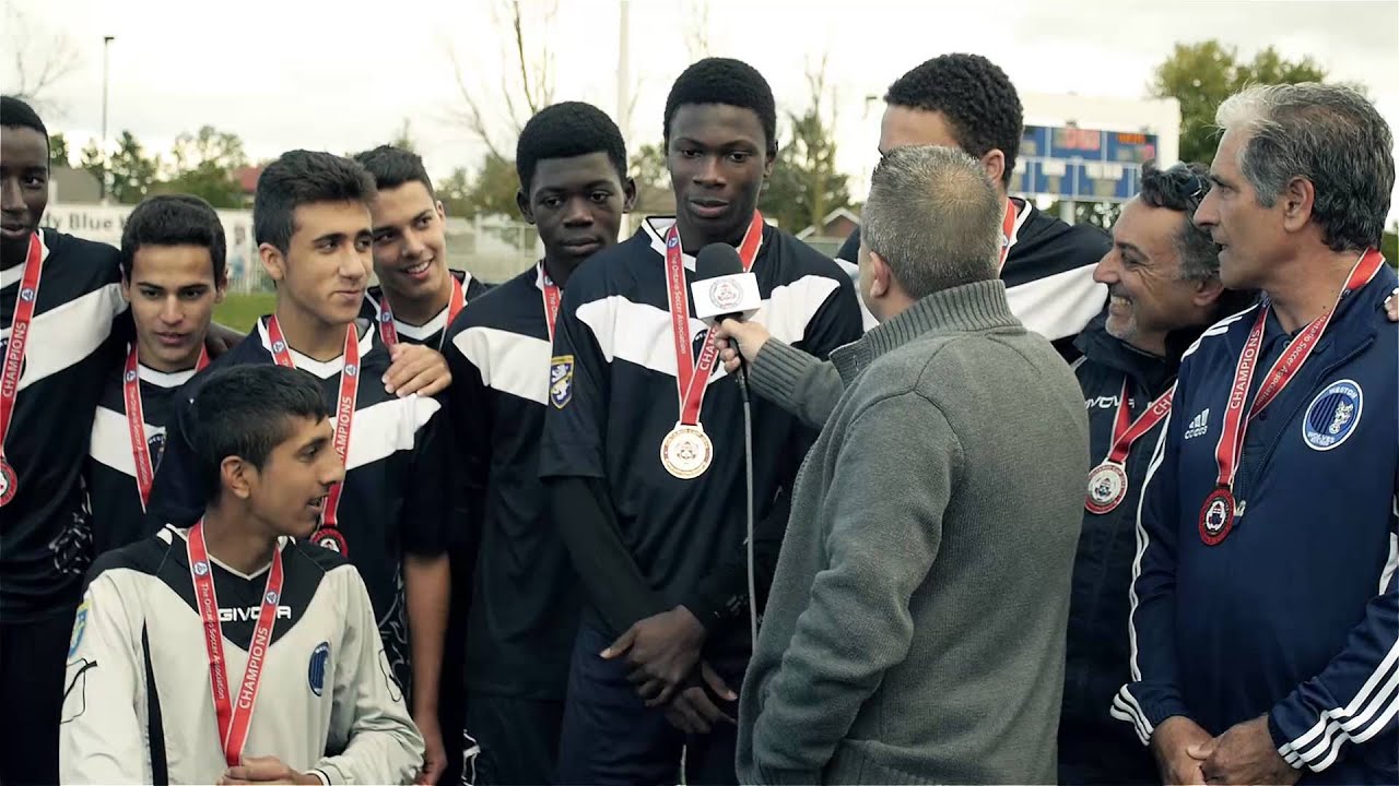 U-15 Boys Tier 2 Ontario Cup Champions - Weston Wolves Interview - YouTube
