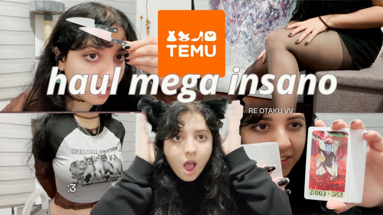HAUL de TEMU | me pasé de furro xd - YouTube