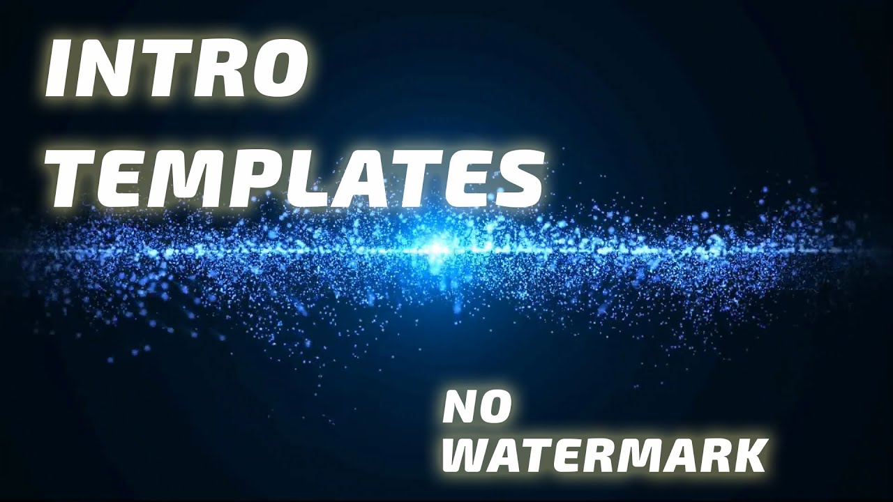 20 Intro Templates No 3D & 2D Text No Watermark - YouTube