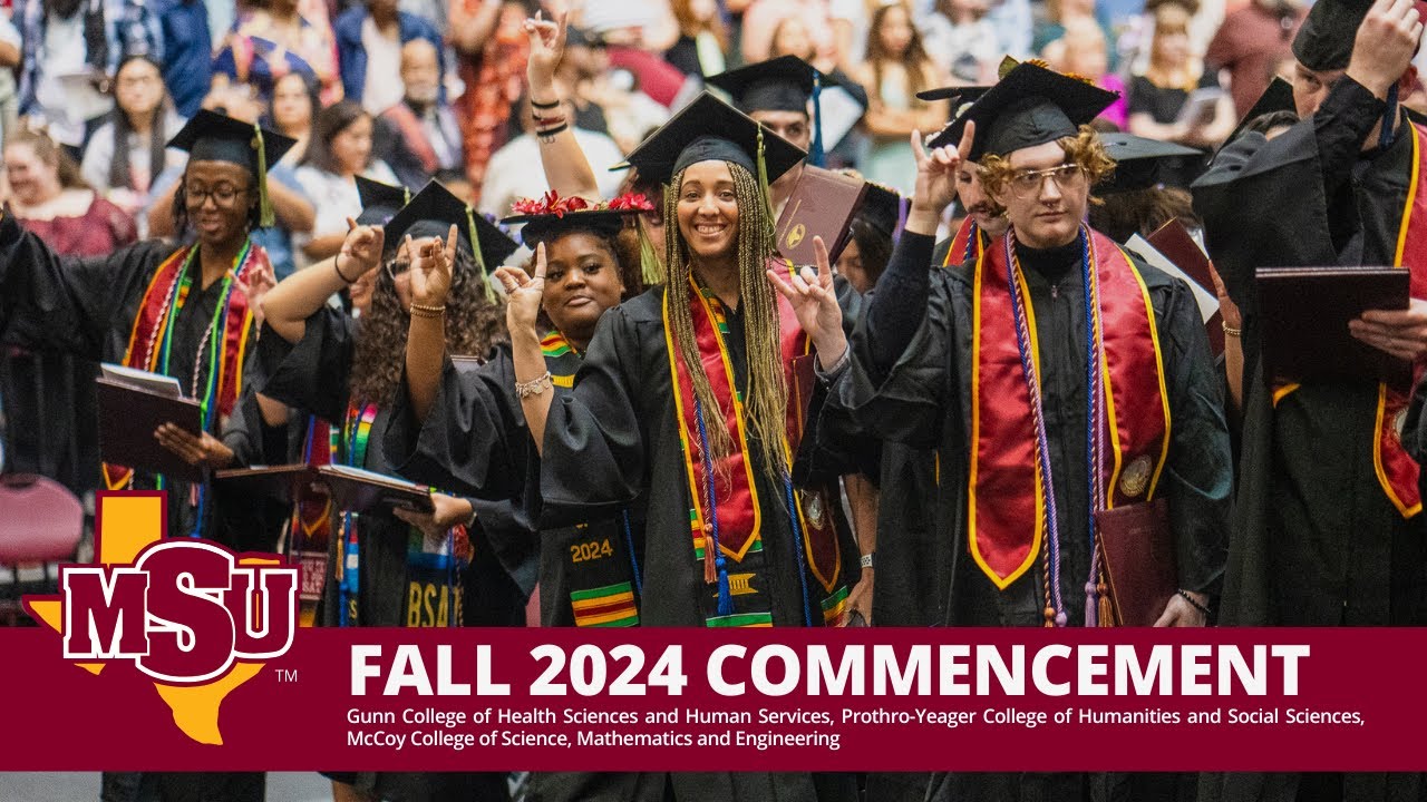 MSU Texas Graduation Fall 2024 (2 p.m. Ceremony) - YouTube