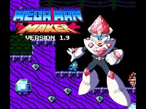 Mega Man Maker - Jewel Man Stage Updated for Version 1.9 - YouTube