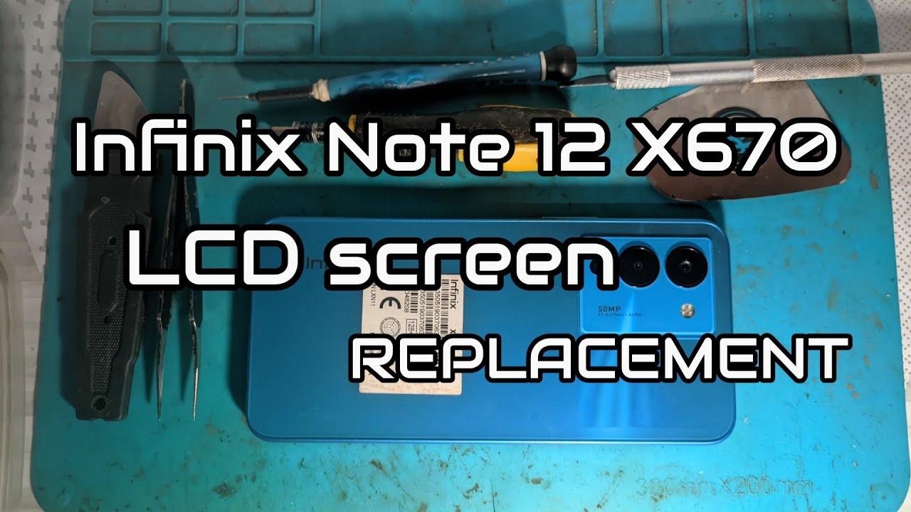 Infinix Note 12 X670 | LCD Screen Replacement | Disassembly 📱 - YouTube