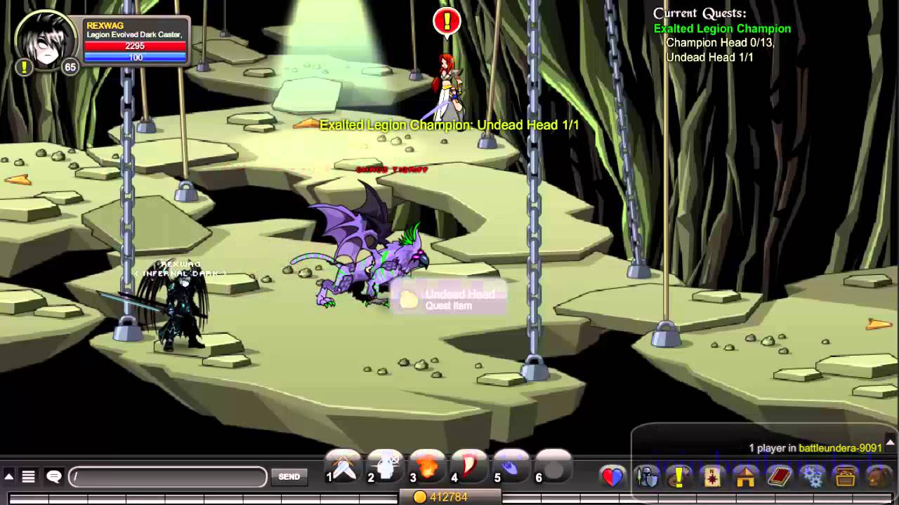 =AQW= Exalted Legion Champion Quest + Atualisações do shop do Dage ...