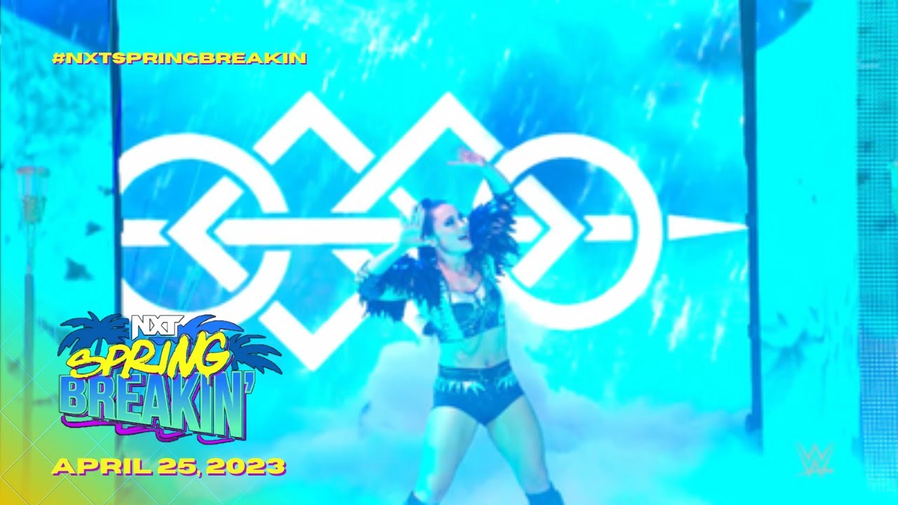 Lyra Valkyria entrance: WWE NXT Spring Breakin', April 25, 2023 - YouTube