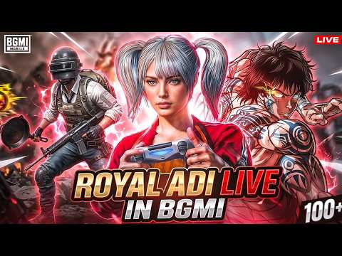 ROYAL ADI LIVE: 60 FPS Non-Stop Rush Gameplay | BGMI Rank Push