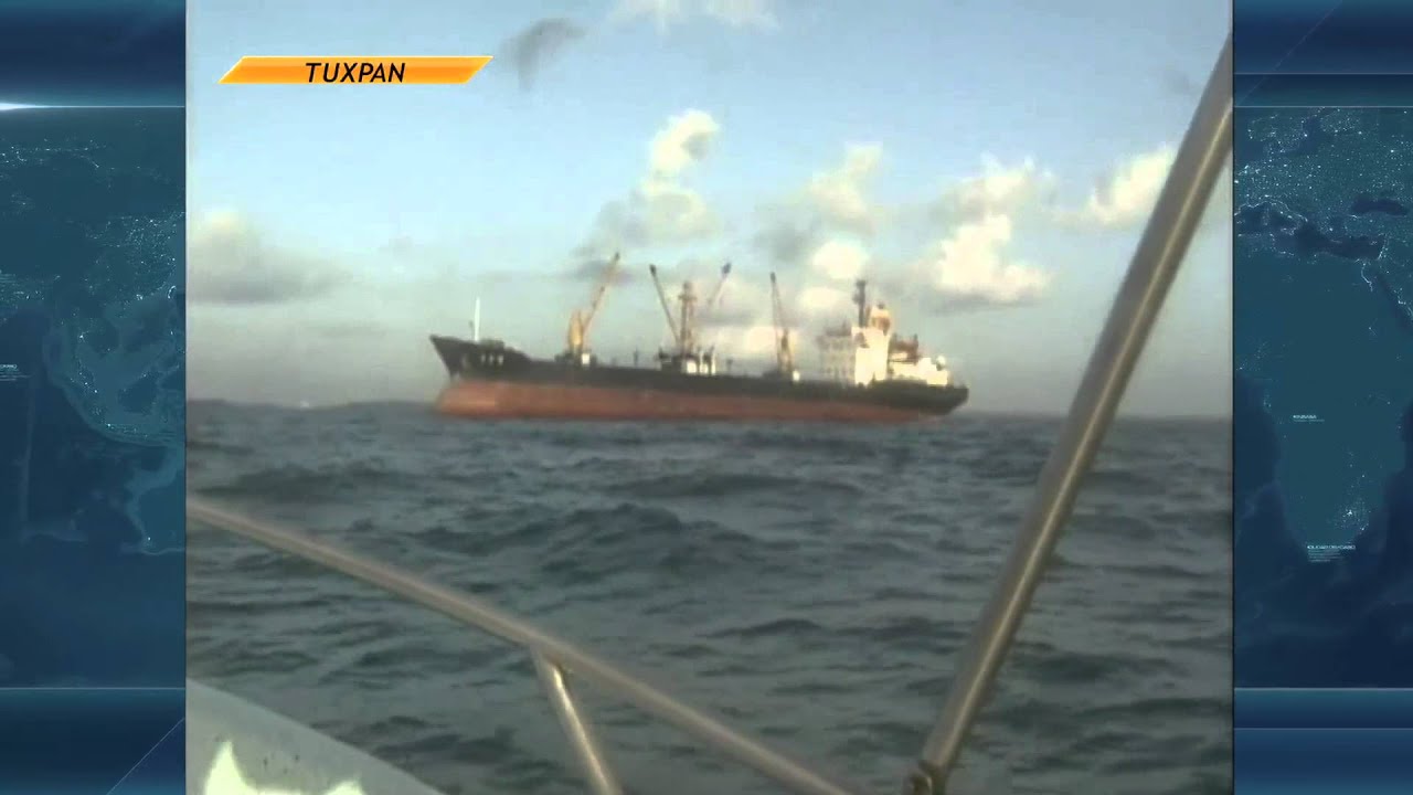 Noticieros Televisa Veracruz - Desencallan Mu du Bong y es custodiado ...