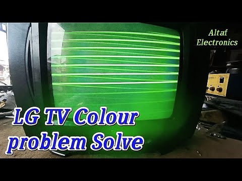 Crt LG TV Colour problem Solve Urdu Hindi - YouTube