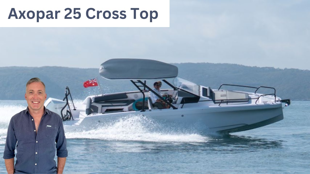 $220,000 Axopar 25 Cross Top Walkthrough. - YouTube