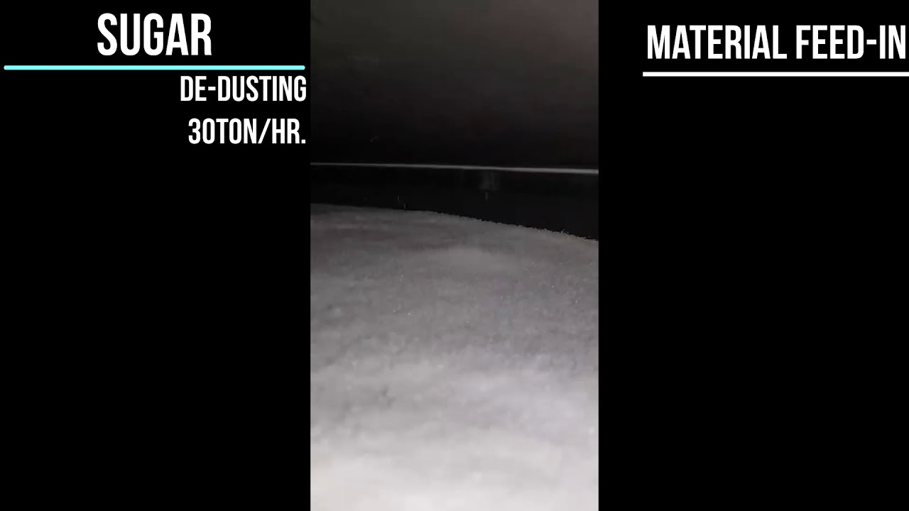 Sugar De dusting machine - YouTube