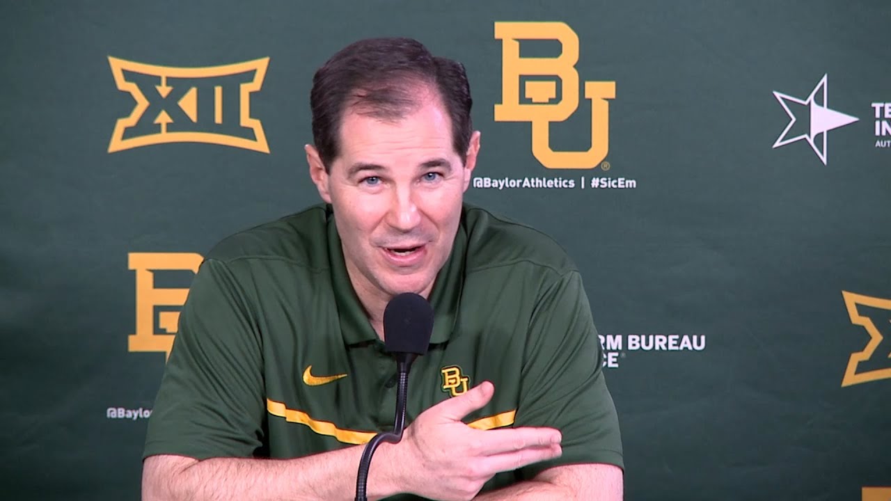 Scott Drew Previews Kansas on Big Monday | Baylor Basketball Presser 1. ...