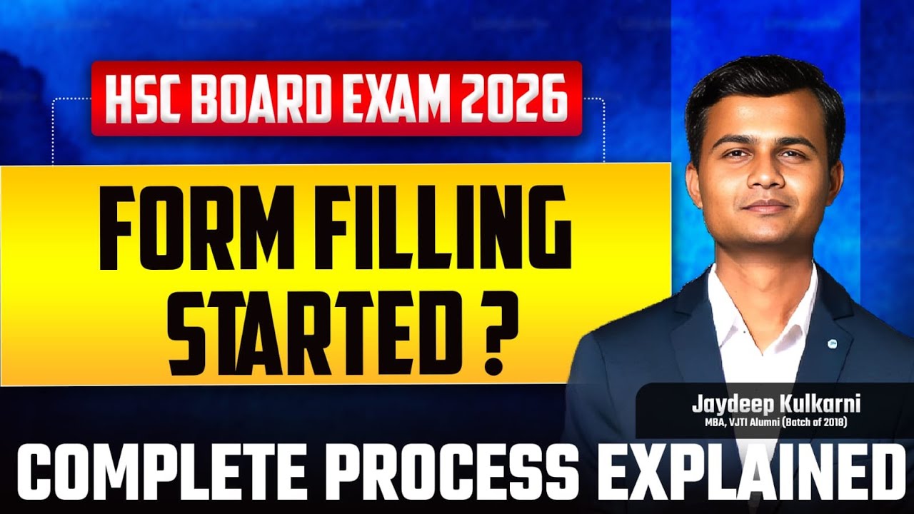 Class 12th HSC Board Exam 2026 | Form Filling Started | HSC Improvement ...